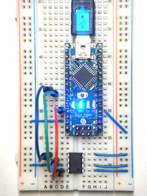 Arduino Nano と外付けEEPROM を接続してみた: おじさんMakers 日記